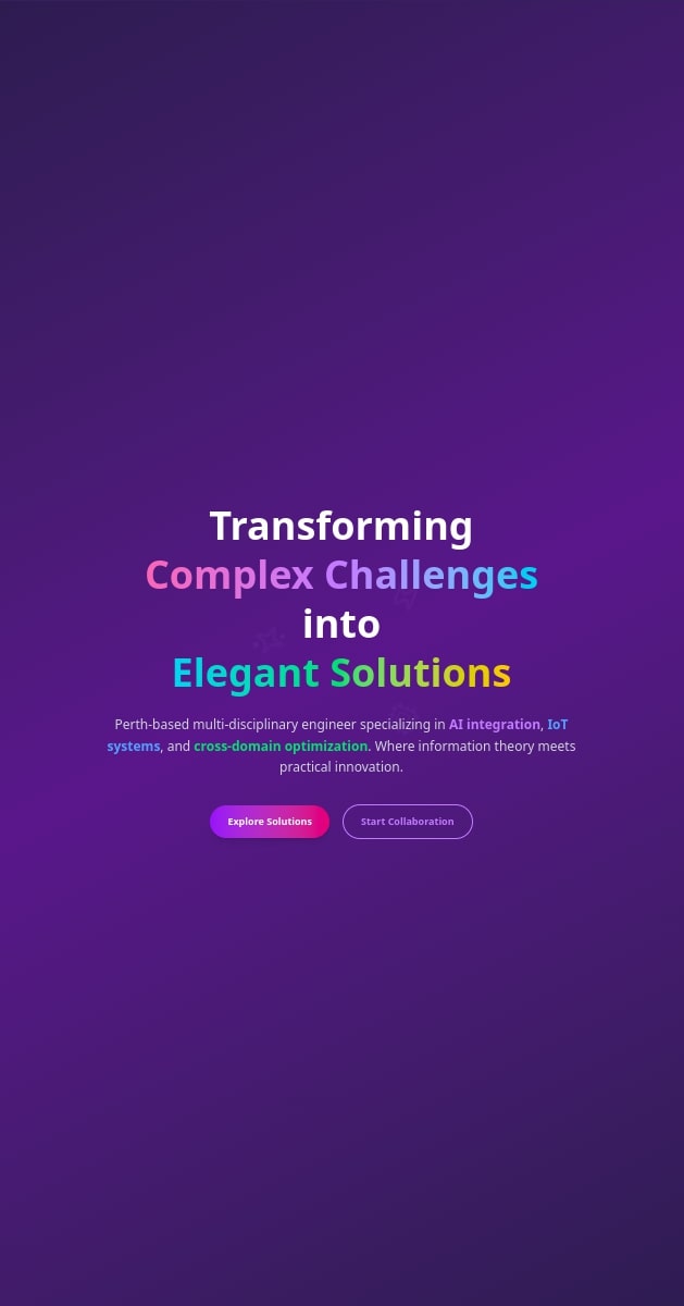 Isabelle's Solutions | AI, IoT & Full-Stack Development | Perth, Australia